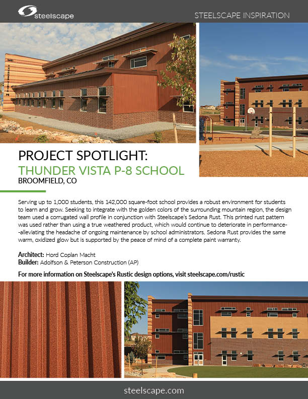 Project Spotlights Featuring Steelscape on Metal Roofing & Siding
