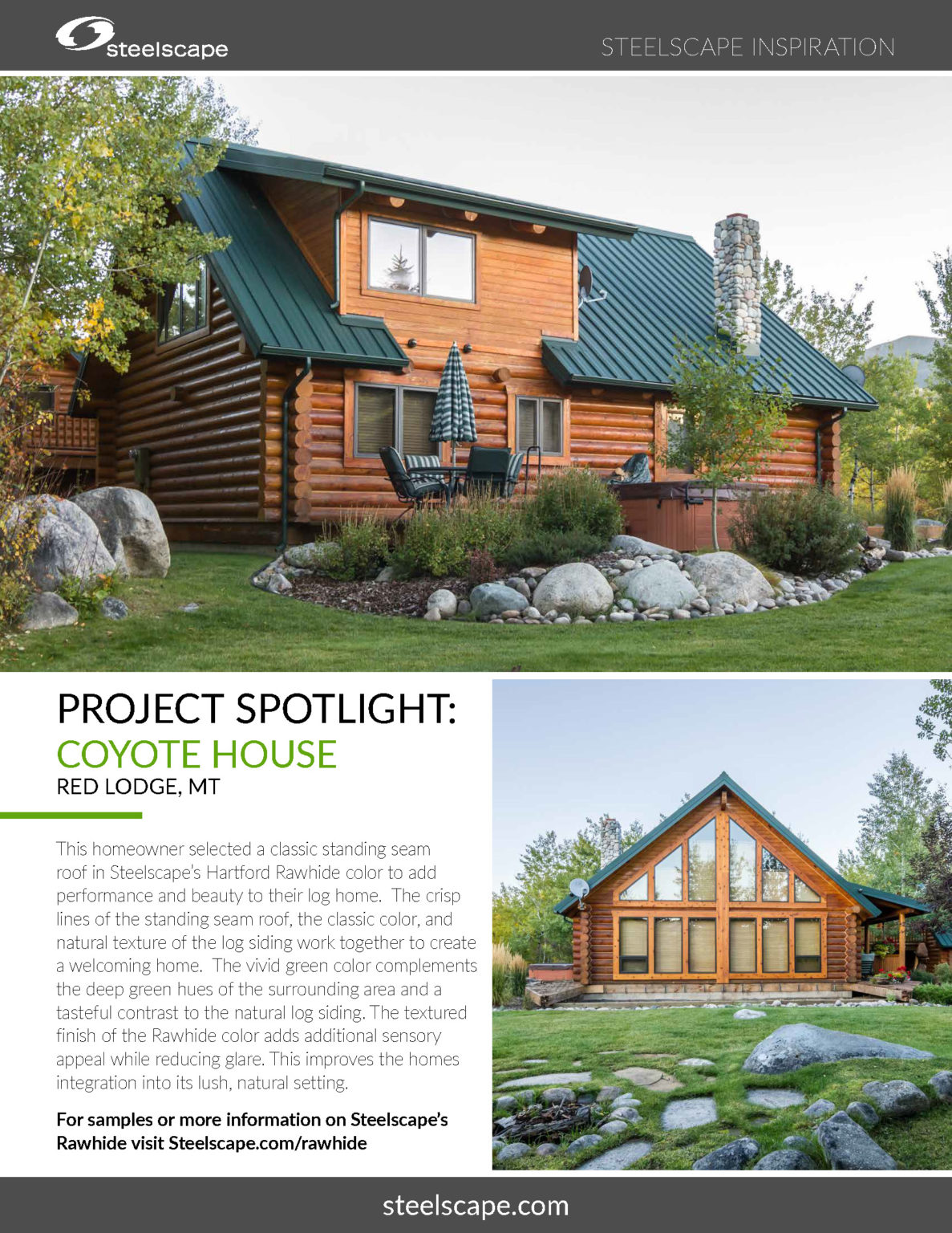 Rawhide Textured Metal Roofing and Siding Colors