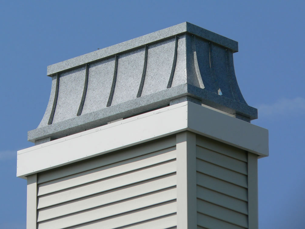 Chimney Shroud | Metallic-coated and pre-painted steel By Steelscape